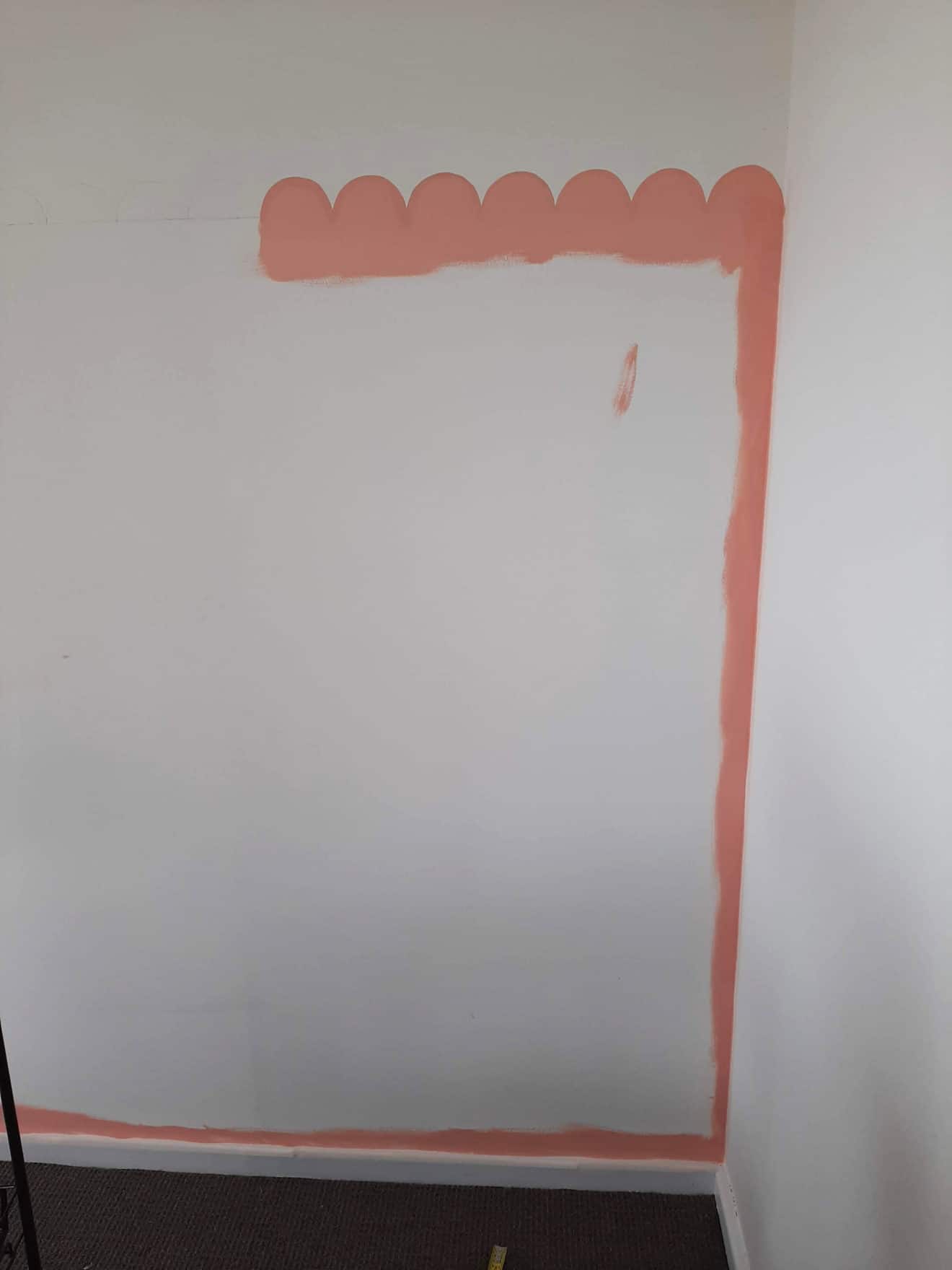DIY Home Decor Project: Scalloped Wall Paint - Interiors Made Beautiful